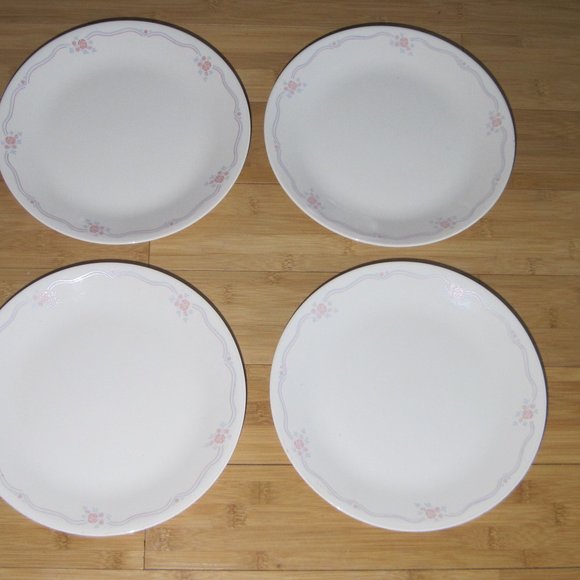 Corelle | Dining | Set Of 4 English Breakfast Corelle Dinner Plates 14 ...